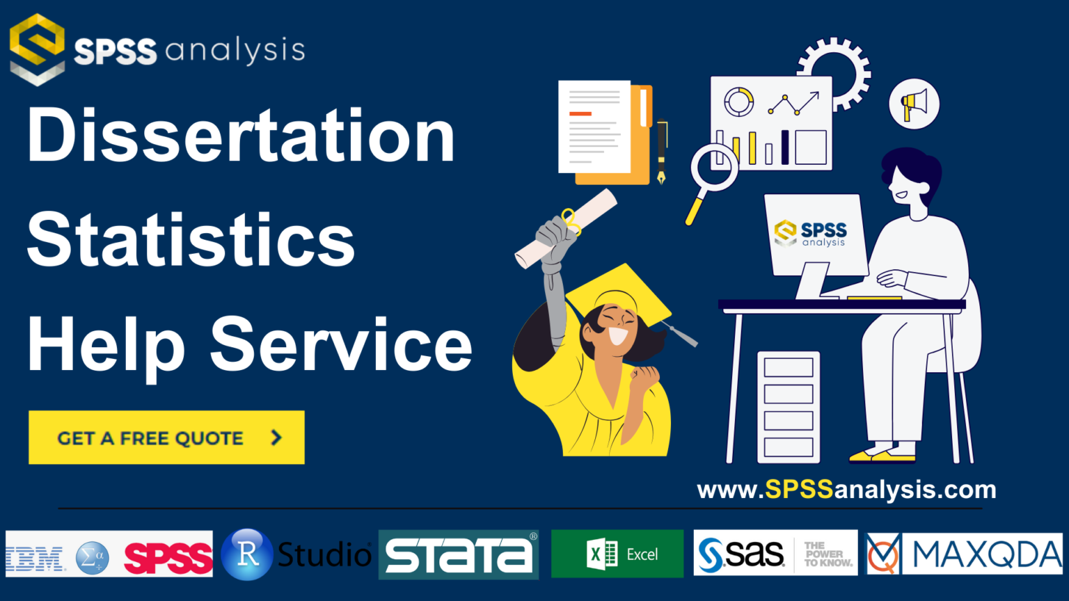 Dissertation Statistics Help Using SPSS, R-Studio, STATA, AMOS