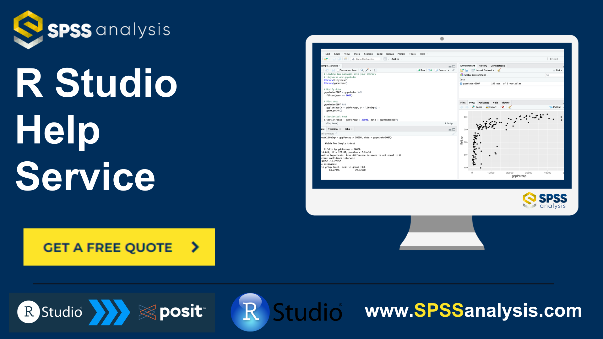 R Studio Help Services - Statistical Data Analysis Using R