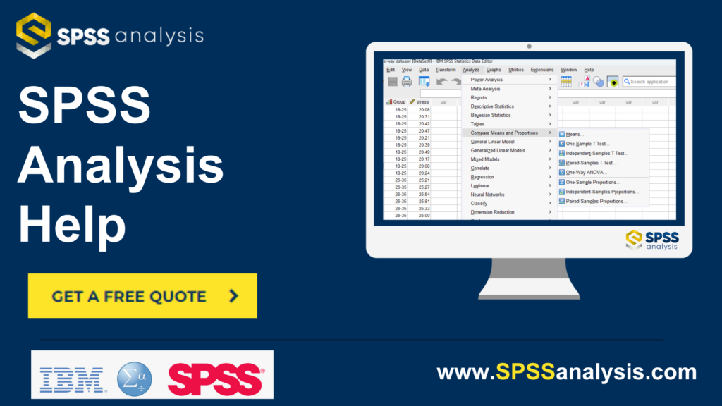 SPSS Analysis Help for Students - Help with Statistics Analysis