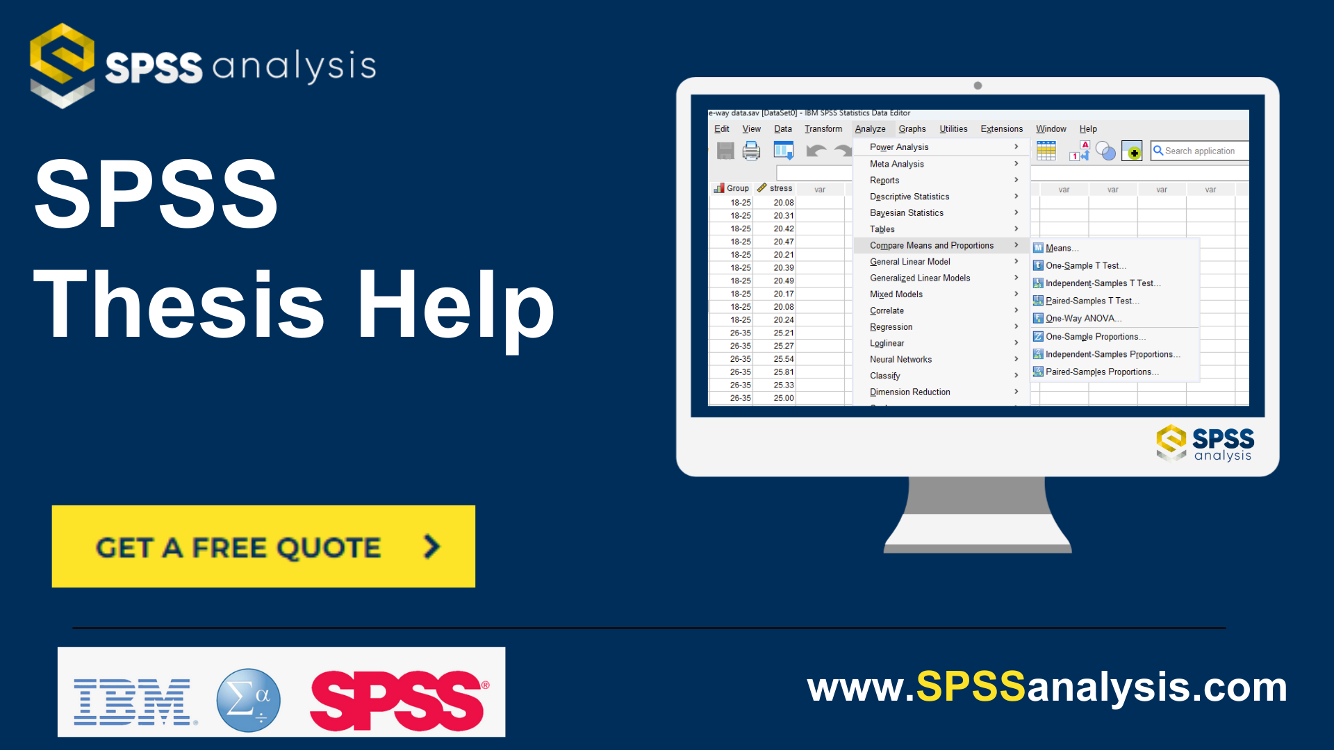 SPSS Thesis Help Services - Statistical Analysis Help Using SPSS