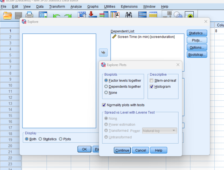 Normality Test in SPSS - Explained, Performing, Reported
