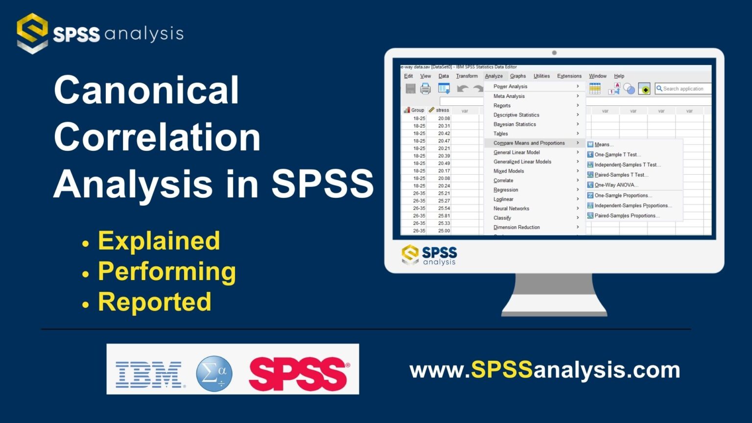 Canonical Correlation in SPSS - Explained, Performing, Reported