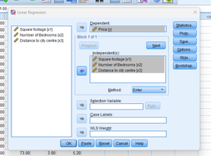 Multiple Linear Regression in SPSS - Explained, Performing, Repor
