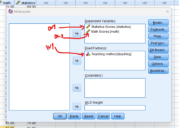 Multivariate Analysis of Variance in SPSS - One Way MANOVA