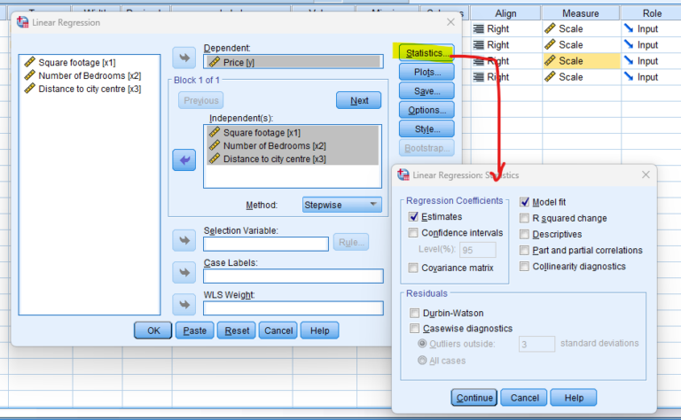 Stepwise Regression in SPSS - Explained, Performing, Reported