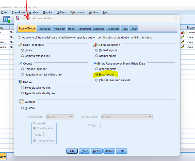 Probit Regression In Spss Explained Performing Reported
