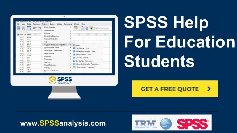 SPSS Statistics for Education Students - Hire an SPSS Expert