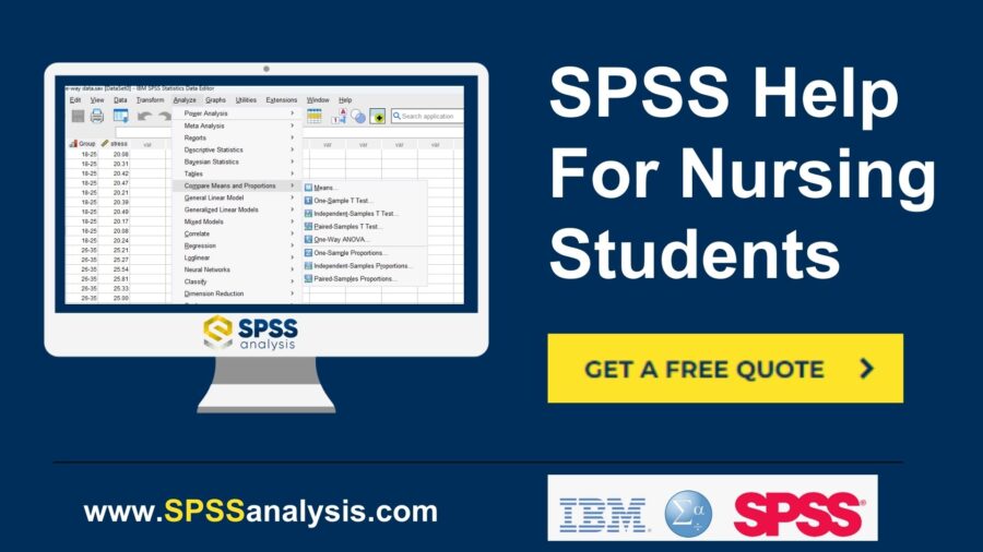 SPSS for Nursing Students - Statistical Data Analysis Help Service