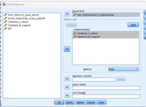Moderation Analysis in SPSS - Explained, Performing, Reported