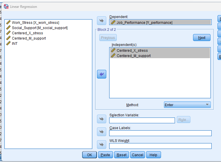 Moderation Analysis in SPSS - Explained, Performing, Reported