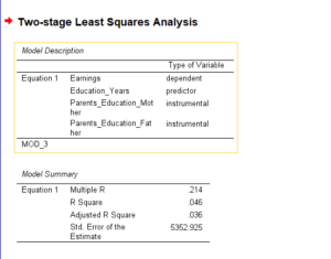 Two Stage Partial Least Squares Regression in SPSS - Explained