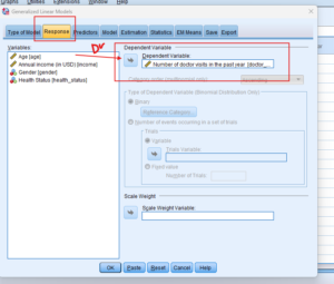 Generalized Linear Model in SPSS - Explained, Performing, Report