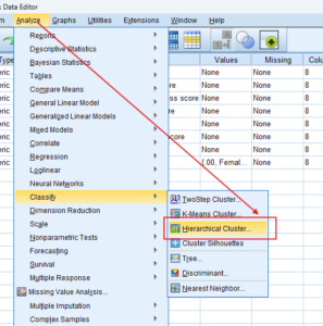 Hierarchical Cluster Analysis in SPSS - Explained, Performing Test