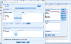 Linear Mixed Model in SPSS - Statistical Analysis Services For Academic ...