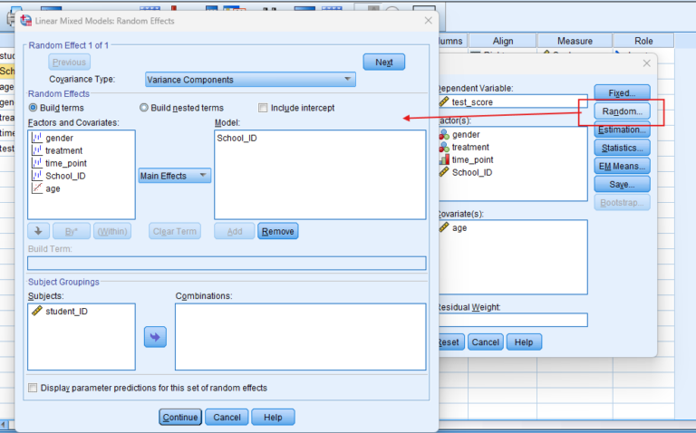Linear Mixed Model in SPSS - Statistical Analysis Services For Academic ...