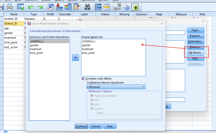 Linear Mixed Model in SPSS - Statistical Analysis Services For Academic ...