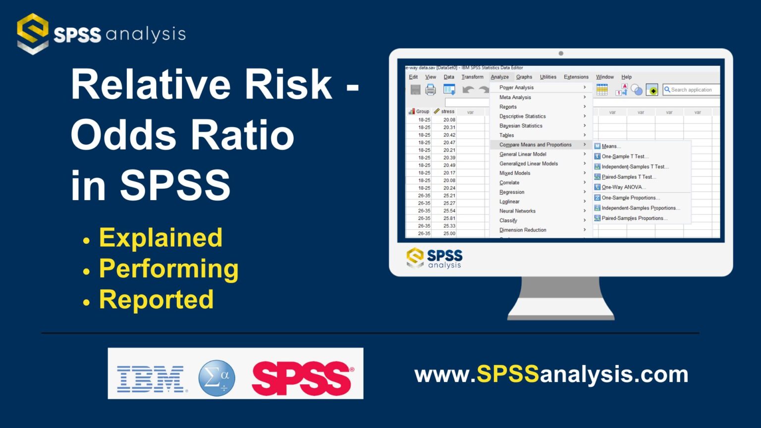 Relative Risk and Odds Ratio in SPSS - Explained, Calculating
