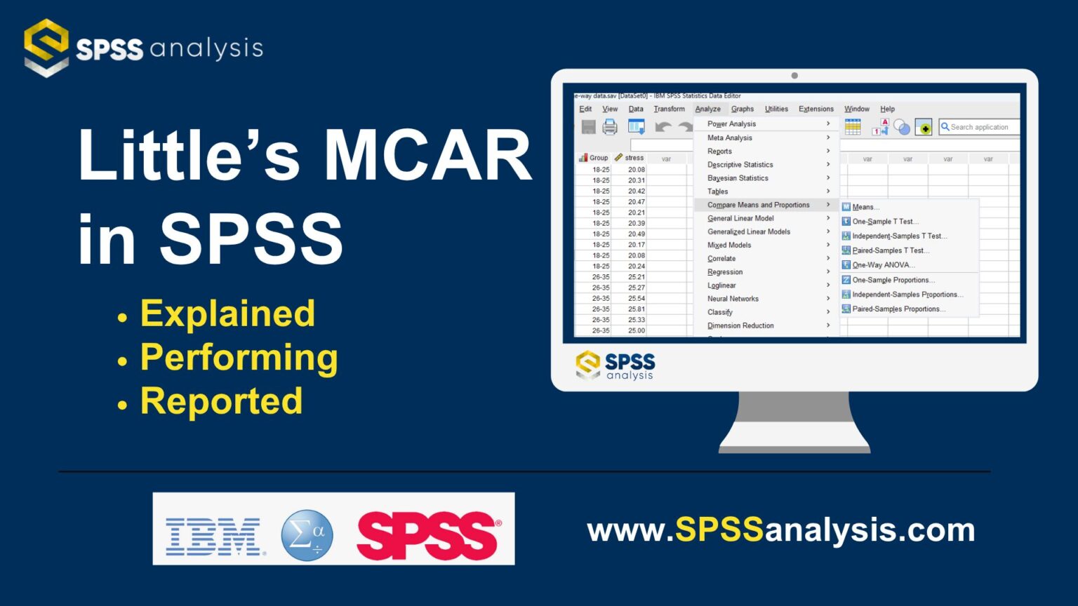 Little’s MCAR Test in SPSS - Explained, Performing, Reported