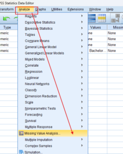 Missing at Random (MAR) in SPSS - Explained, Performing, Report