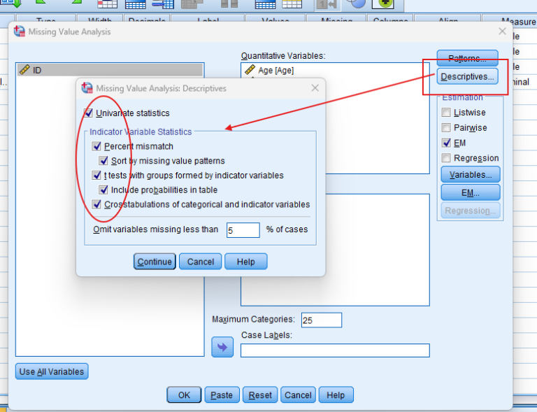 Missing at Random (MAR) in SPSS - Explained, Performing, Report
