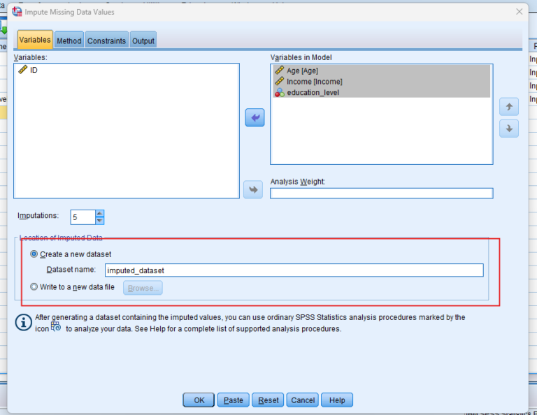 Multiple Imputation In Spss Missing Data Analysis Explained