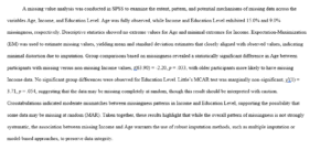 Missing Value Analysis in SPSS - Explained, Performing, Report